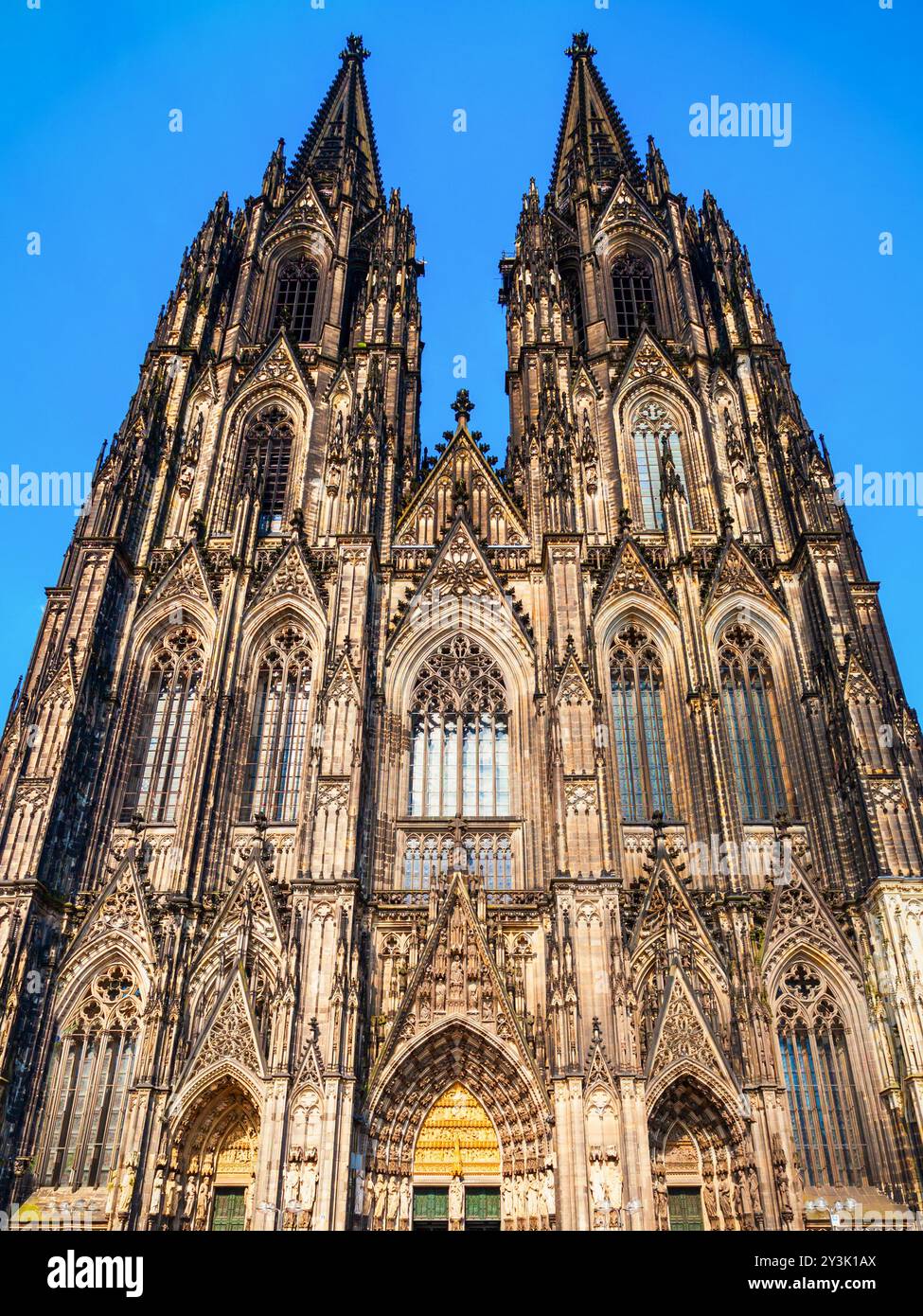 Cologne Cathedral is the main catholic church in Cologne city in ...
