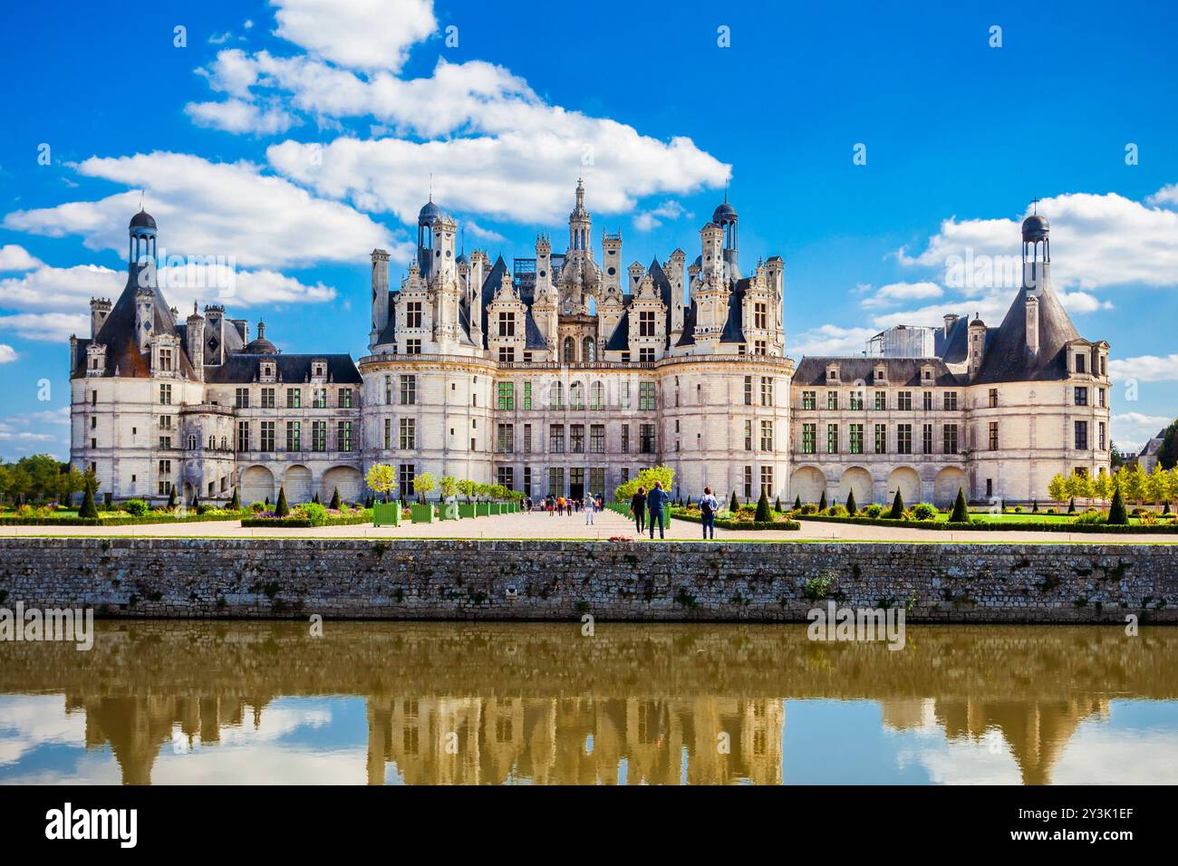 Chateau de Chambord is the largest castle in the Loire valley, France ...