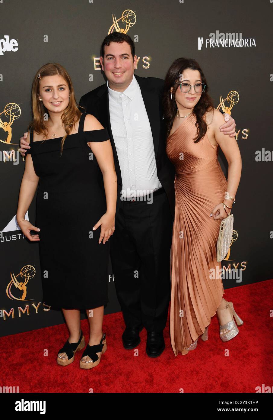 BEVERLY HILLS, CALIFORNIA - SEPTEMBER 13: (L-R) David Isaacman, Abbey ...