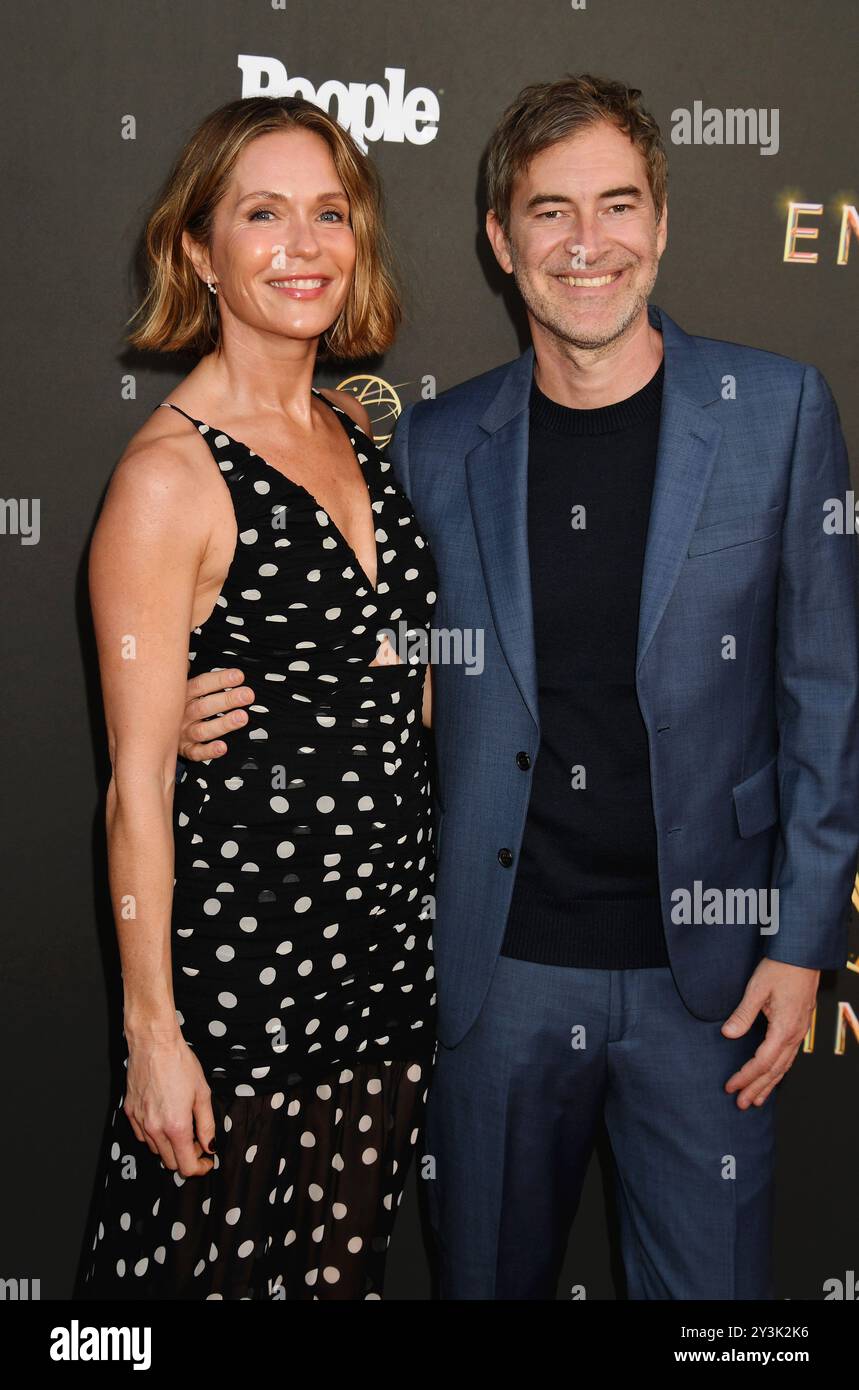 BEVERLY HILLS, CALIFORNIA - SEPTEMBER 13: (L-R) Katie Aselton and Mark ...