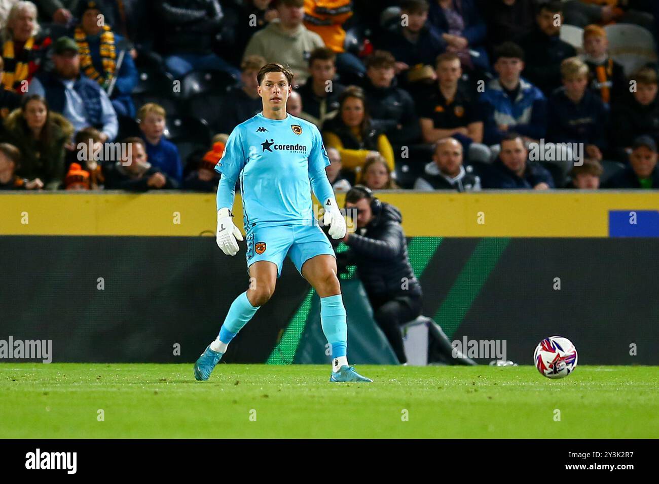 MKM Stadium, Hull, England - 14th September 2024 Ivor Pandur Goalkeeper ...