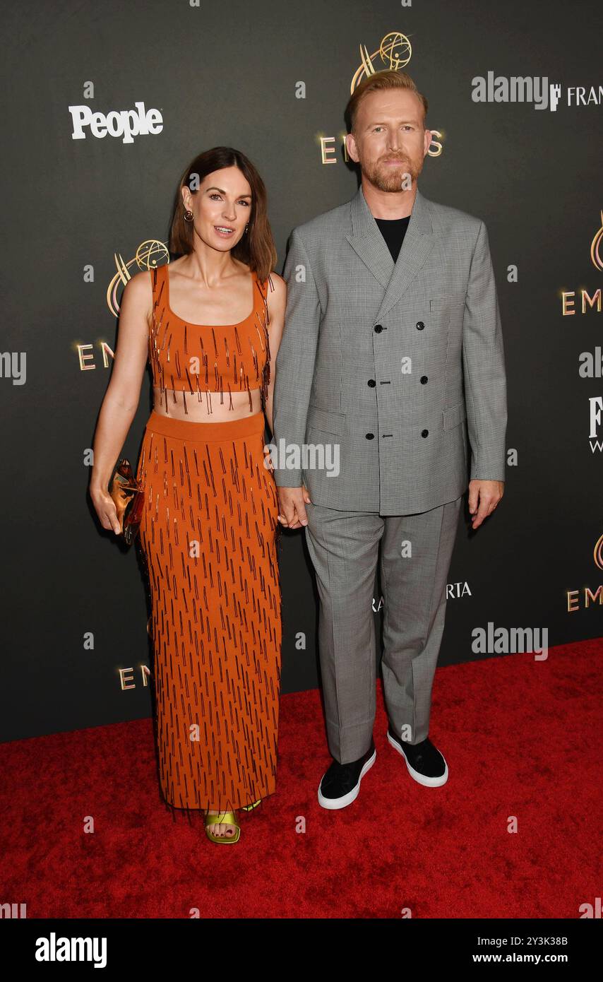 BEVERLY HILLS, CALIFORNIA - SEPTEMBER 13: (L-R) Jessica Raine and Tom ...