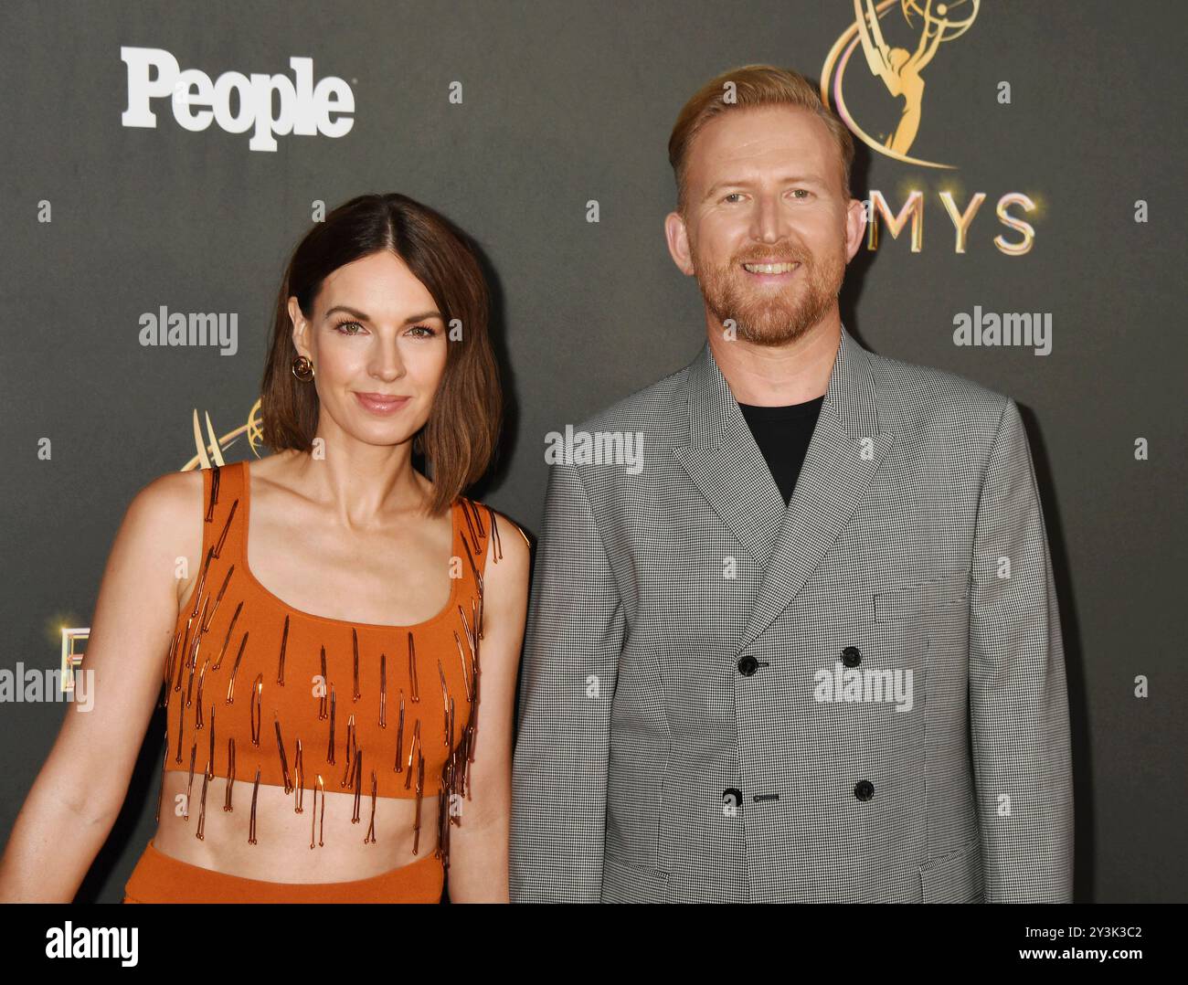 BEVERLY HILLS, CALIFORNIA - SEPTEMBER 13: (L-R) Jessica Raine and Tom ...