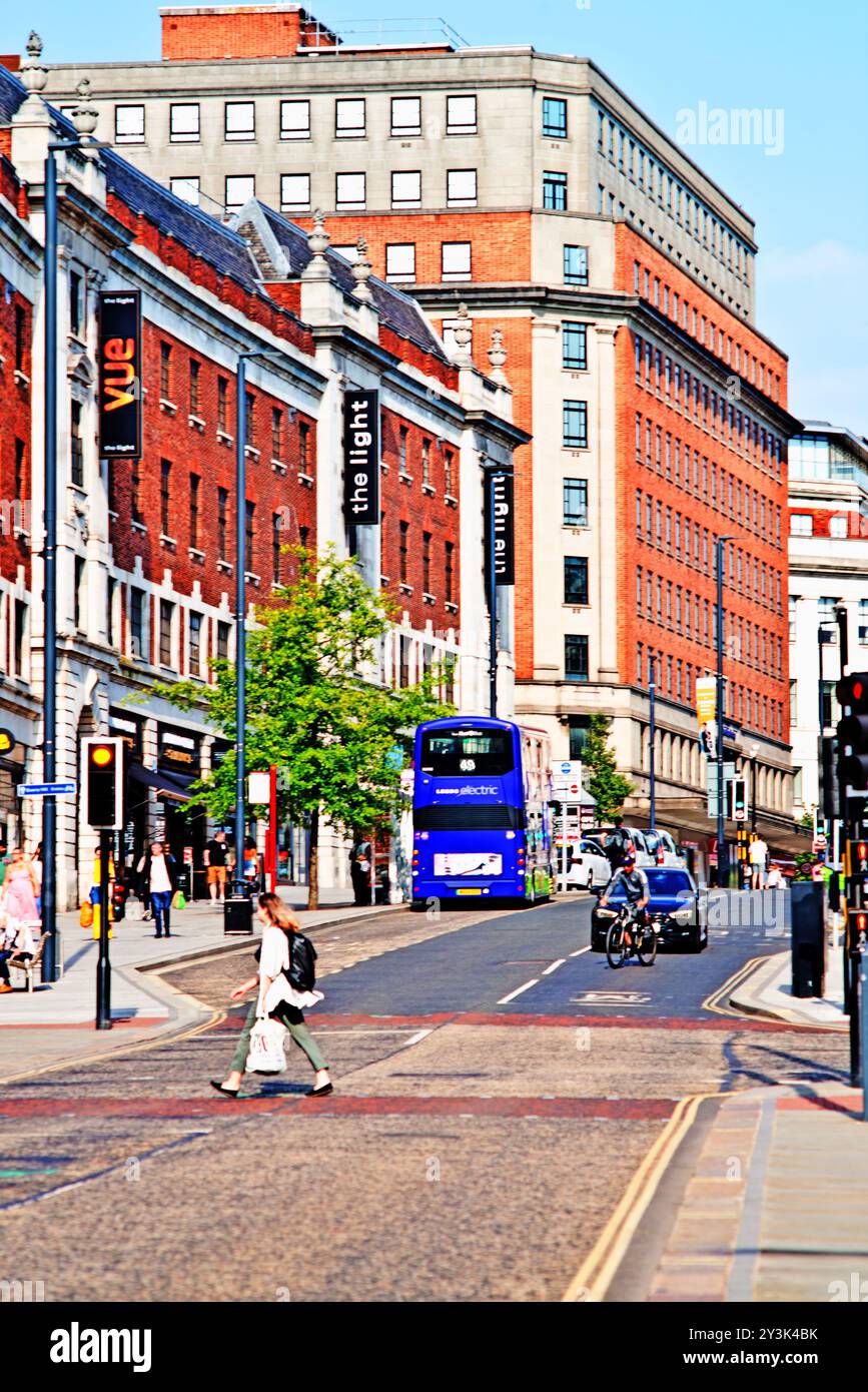 The Headrow, Leeds, West Yorkshire, England Stock Photo - Alamy