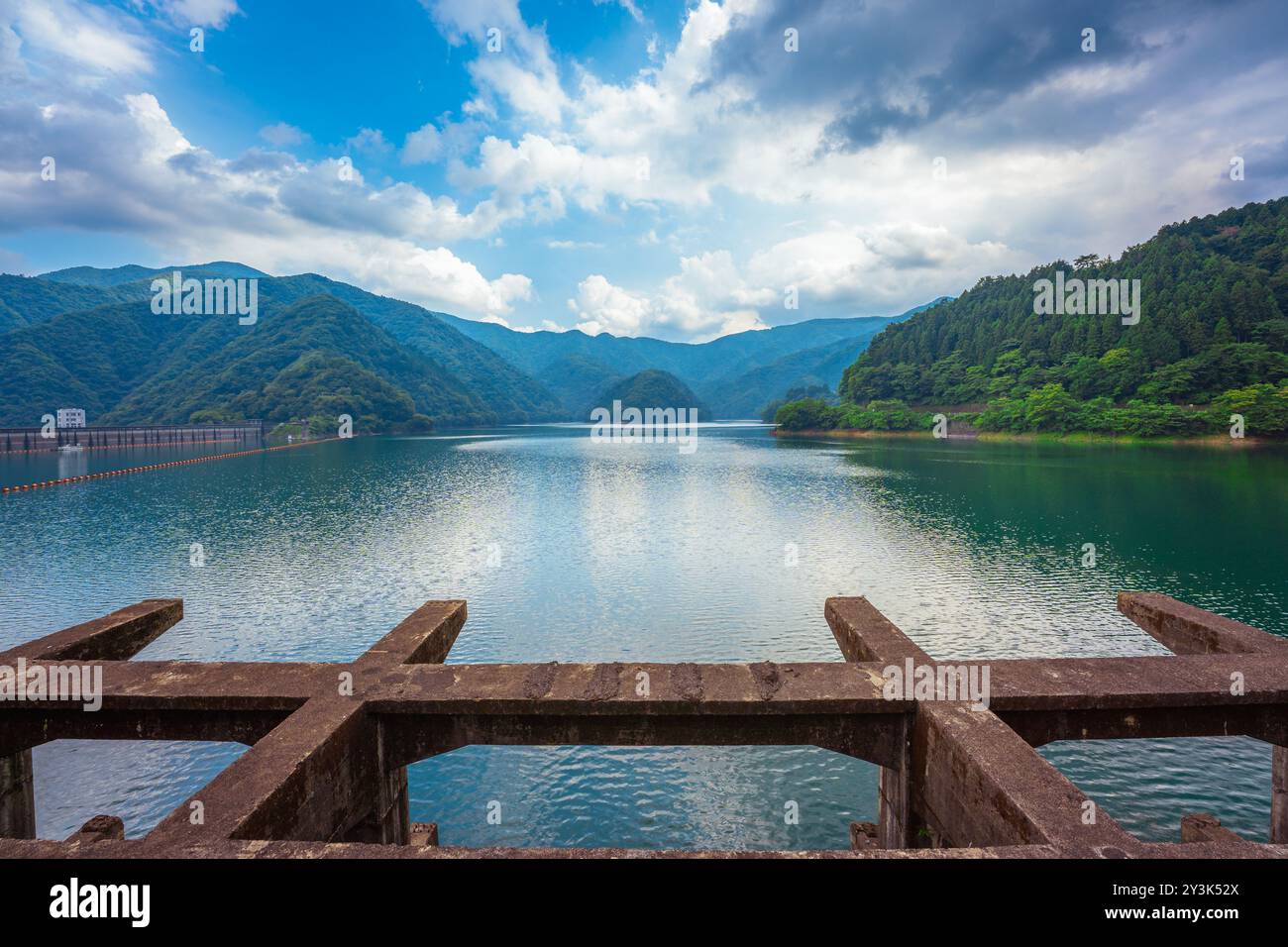 Japan lake Okutama in Summer Stock Photo - Alamy