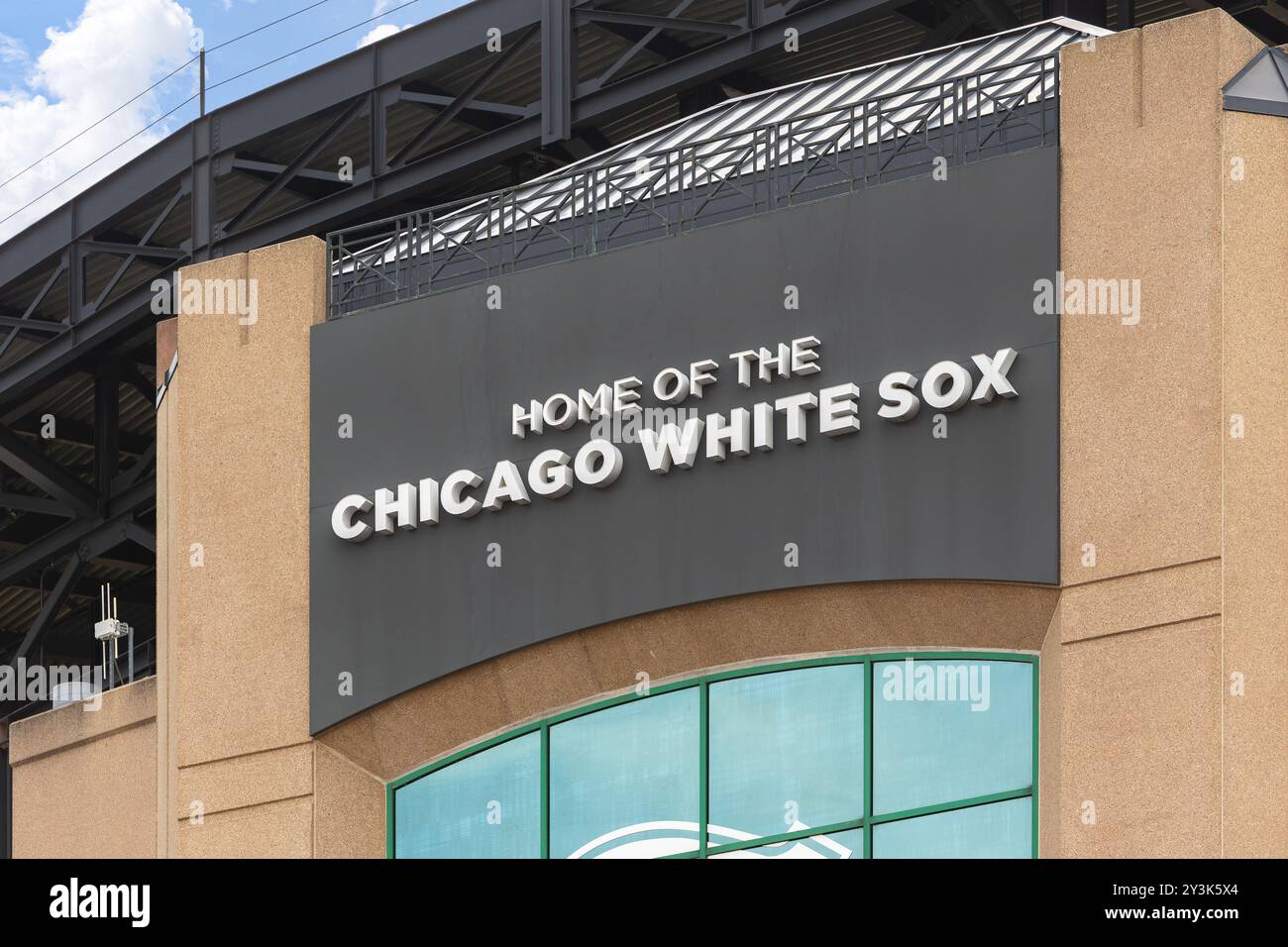 The exterior of MLB's Chicago White Sox's Guaranteed Rate Field Stock ...