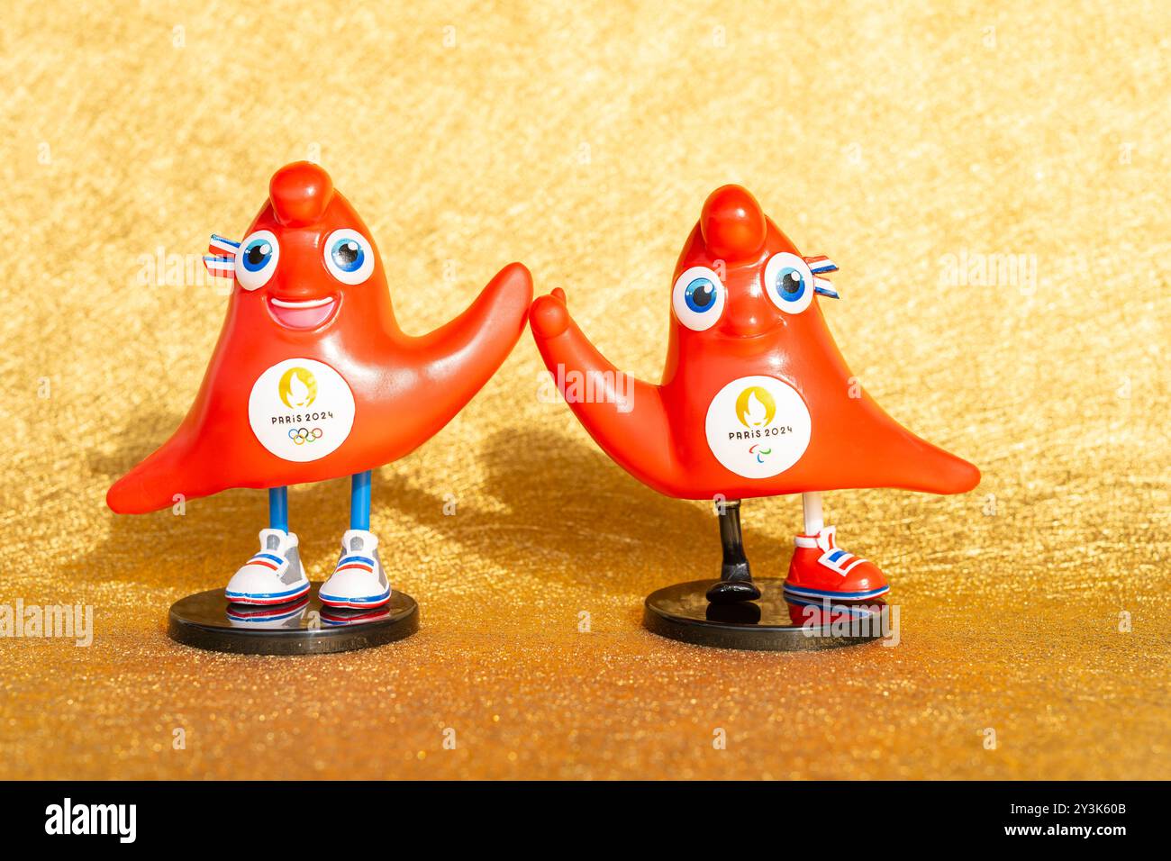 ZHONGSHAN China-June 13 2024: 2024 Paris Olympic Games and Paralympic ...