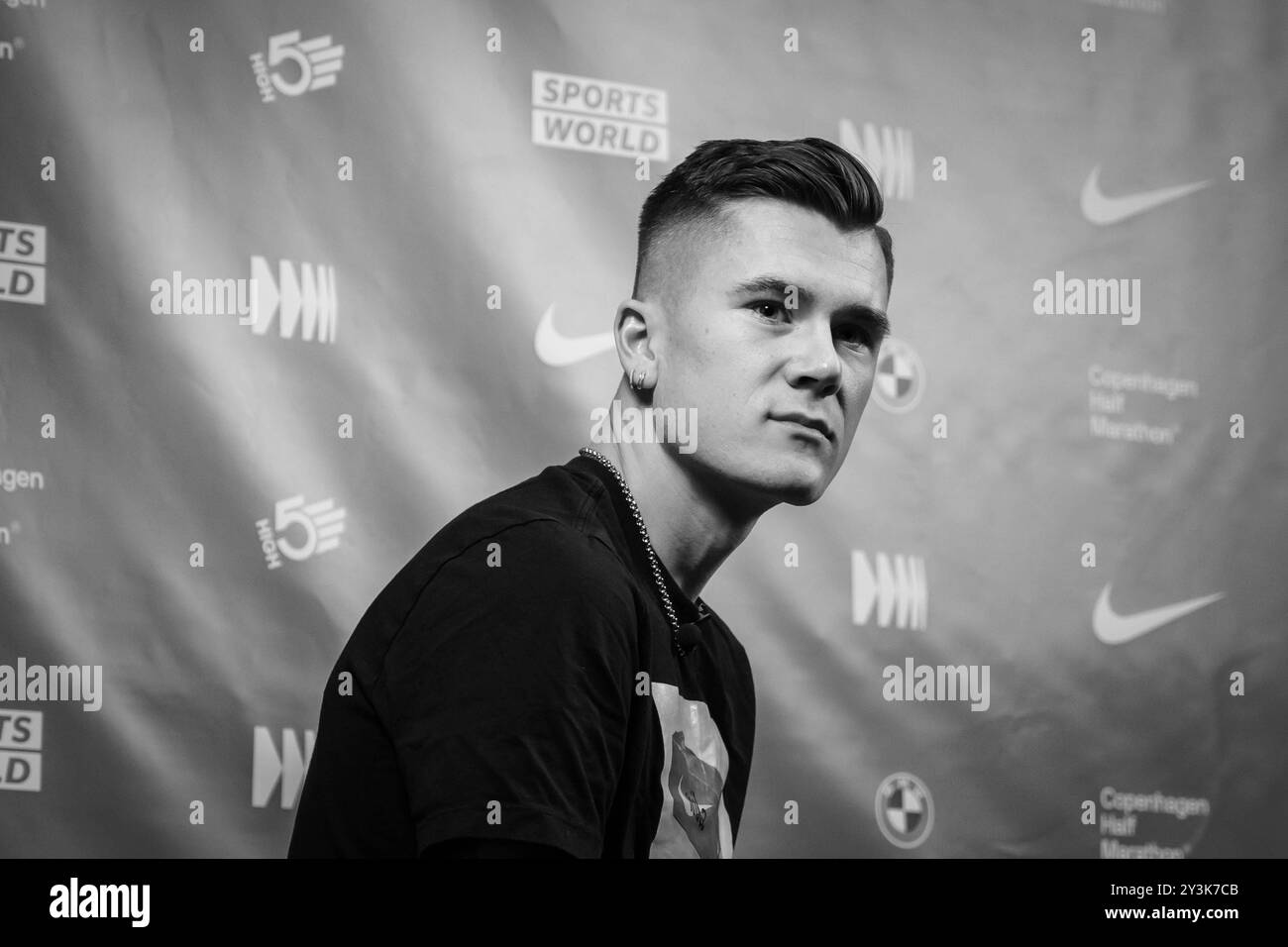 Denmark. 14th Sep, 2024. The Norwegian runner Jakob Ingebrigtsen at a ...
