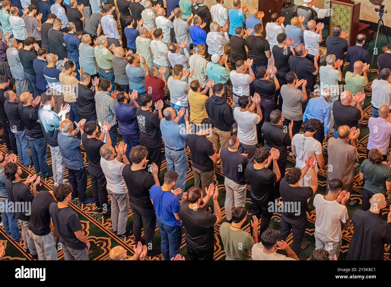 Dearborn, Michigan - Friday prayers at the Islamic Center of America ...
