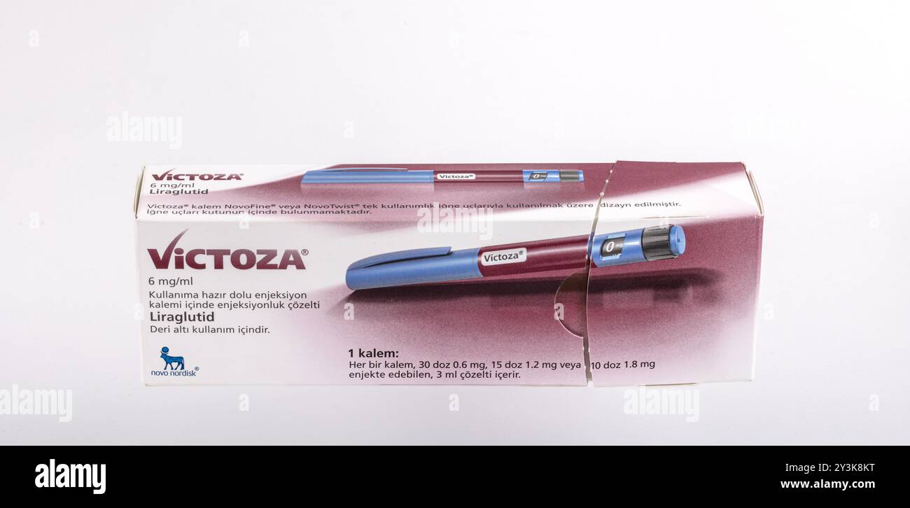 Saxenda box of medication with liraglutide active substance by novo hi-res stock photography and ...