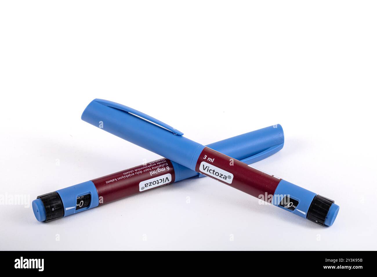 Istanbul, Turkey April 27, 2024; VICTOZA medication with Liraglutide ...