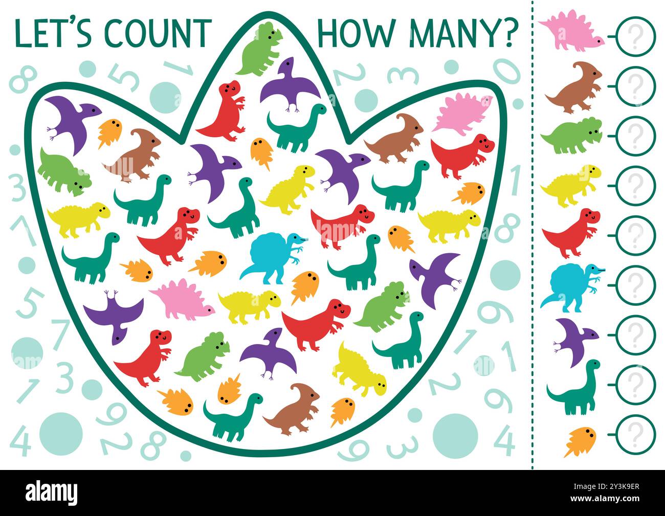 Stegosaur footprint Stock Vector Images - Alamy