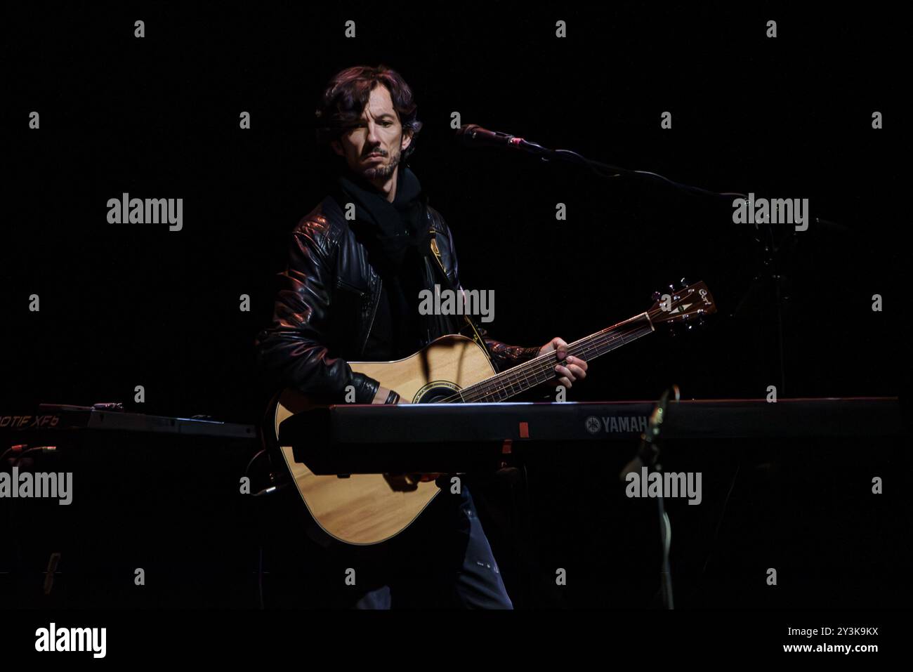 Luza Zabbini during Premiata Forneria Marconi (PFM) band concert at ...