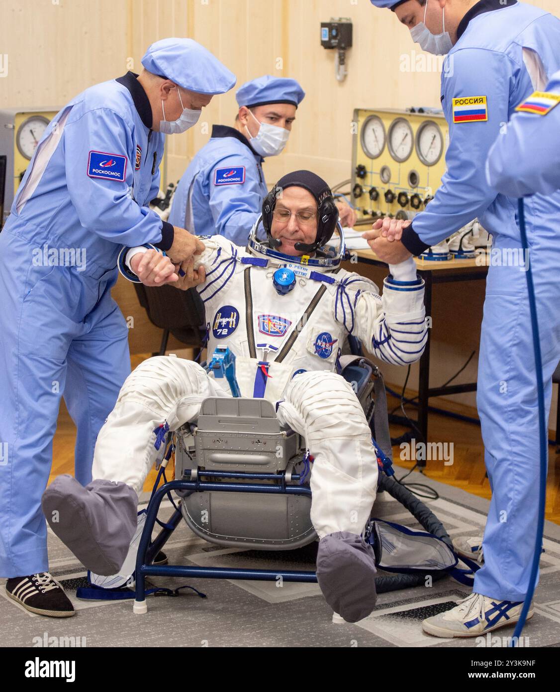 Baikonur, Kazakhstan. 11 September, 2024. NASA astronaut Don Pettit has ...