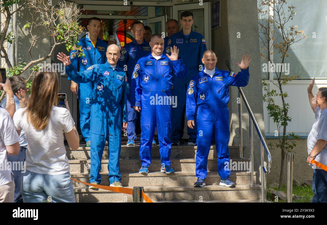 Baikonur, Kazakhstan. 11 September, 2024. NASA astronaut Don Pettit ...
