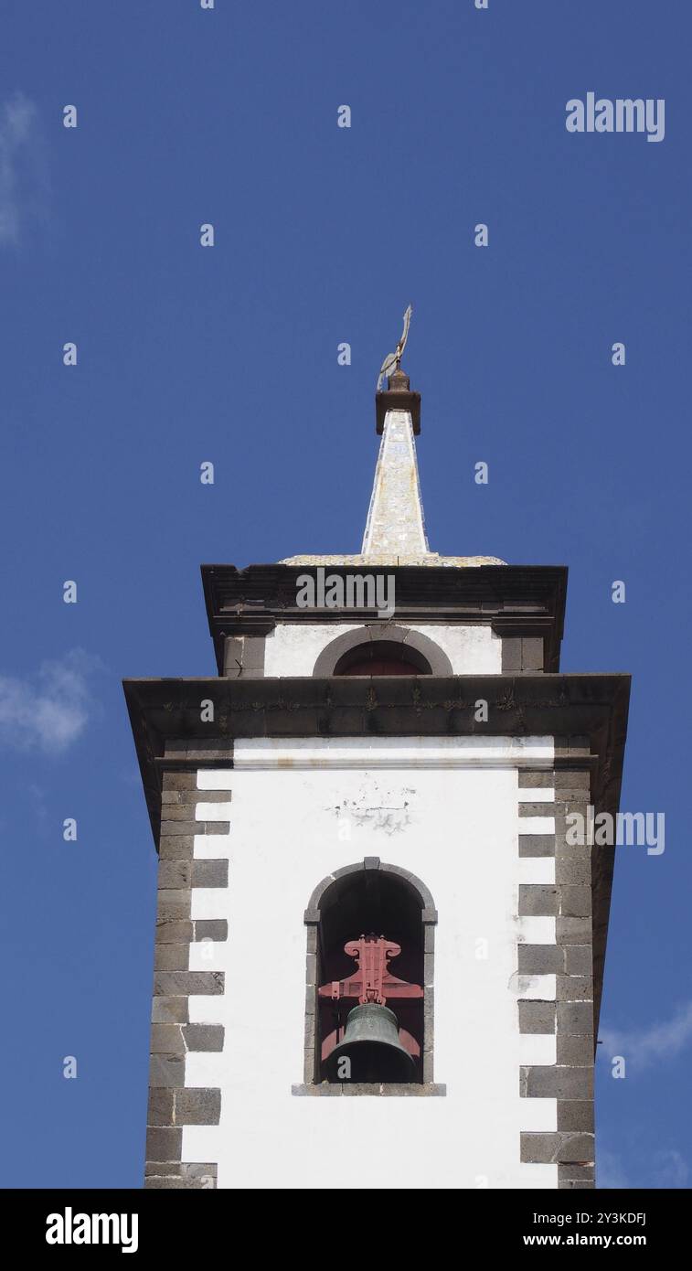 The tower of Sa?o Pedro church in funchal a historic 17th century ...