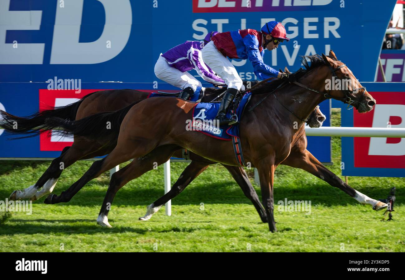 Doncaster Racecourse, Saturday 14th September 2024. Jan Brueghel and ...