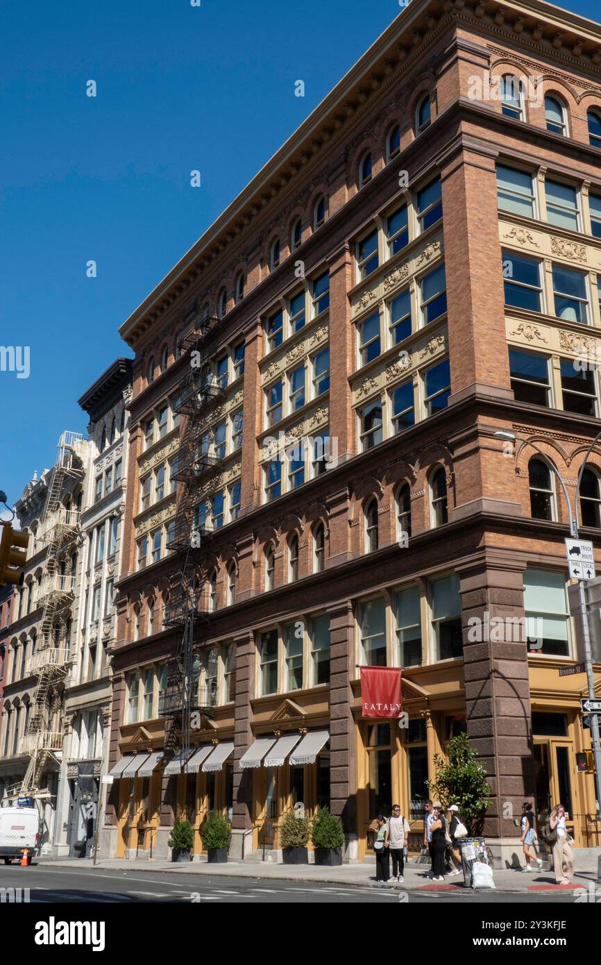 The Eataly Italian market is located at 200 Lafayette St. in Soho, 2024 ...