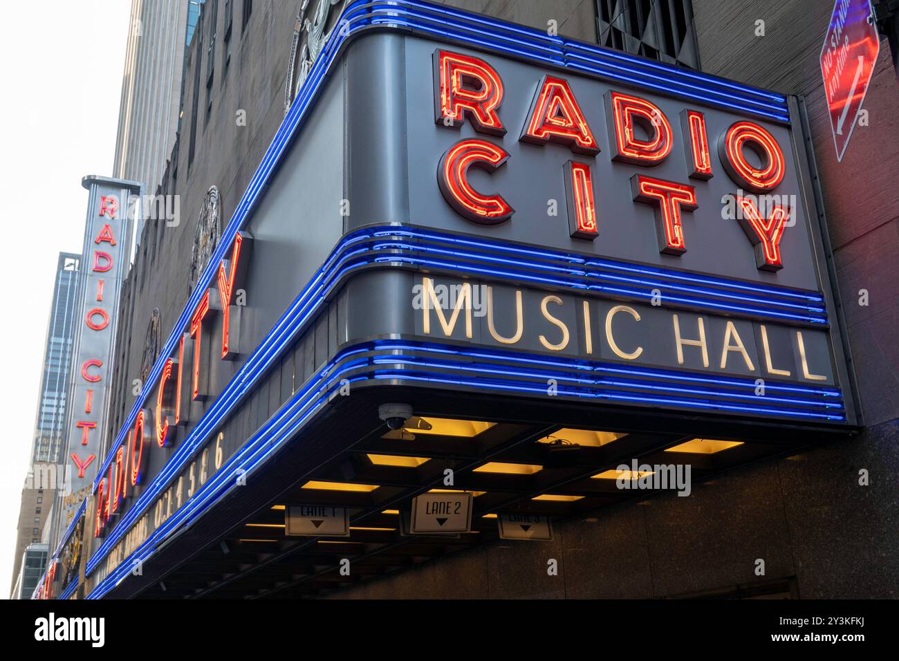 Advertising Marquee at Rockefeller Center, New York City, USA 2024 ...