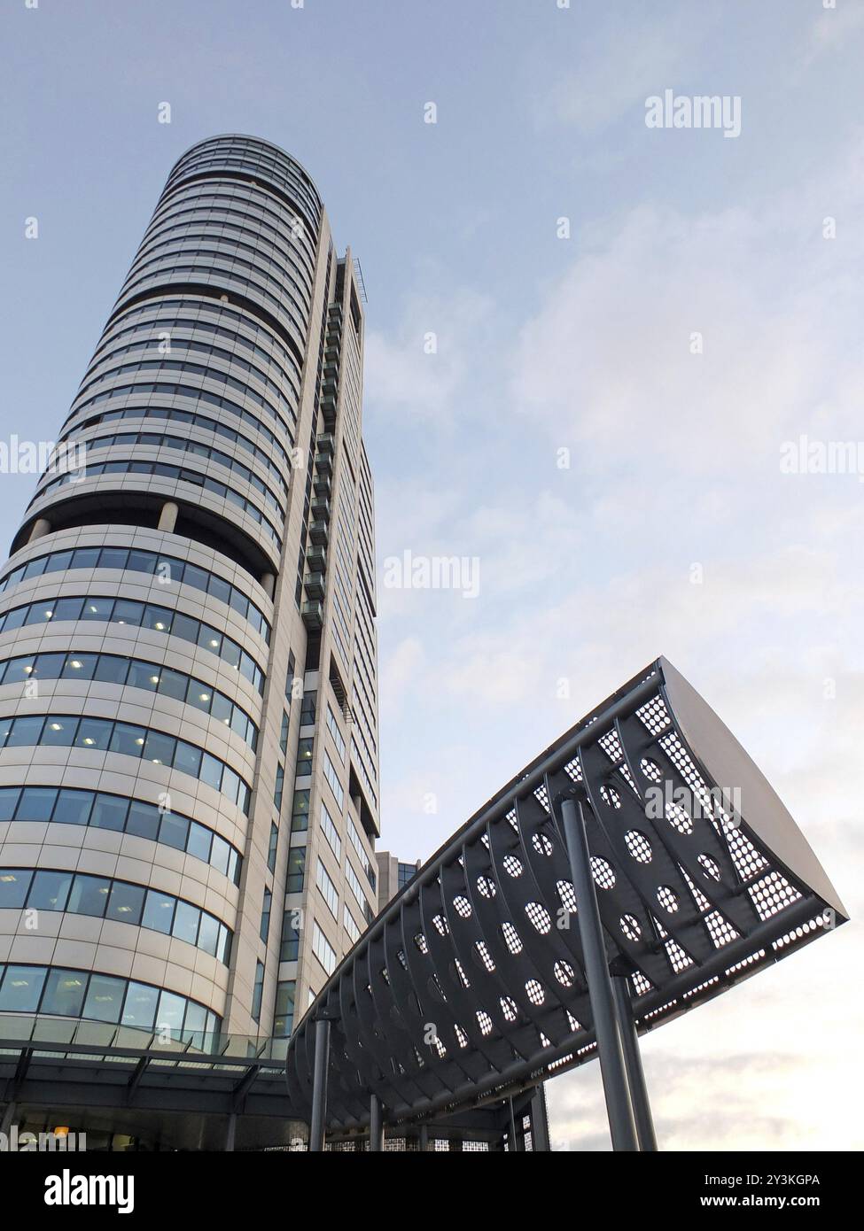 Leeds, england, 14 February 2019: The Bridgewater Place building the ...