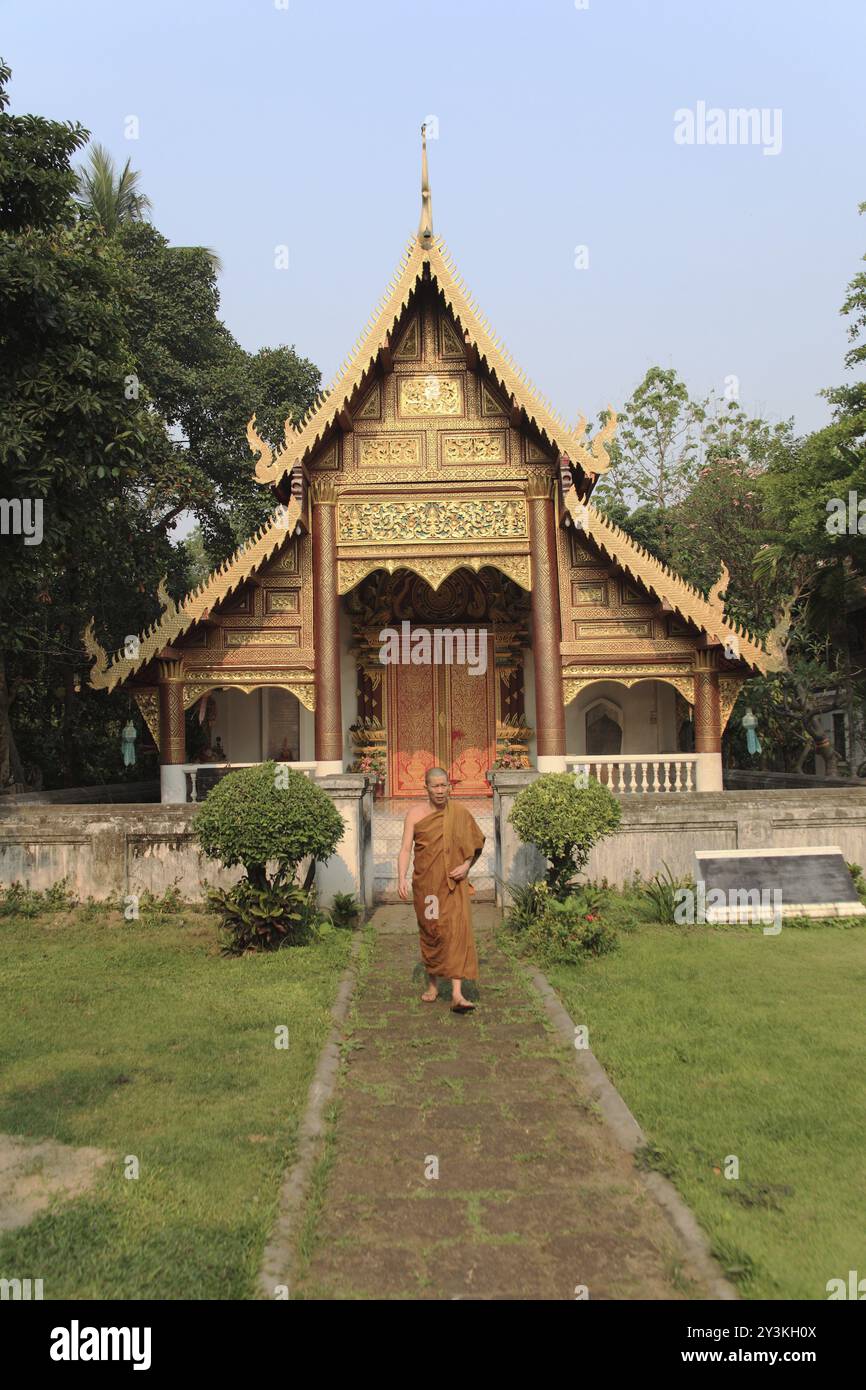 Chiang Mai, Wat Chiang Man, Thailand, Asia Stock Photo - Alamy