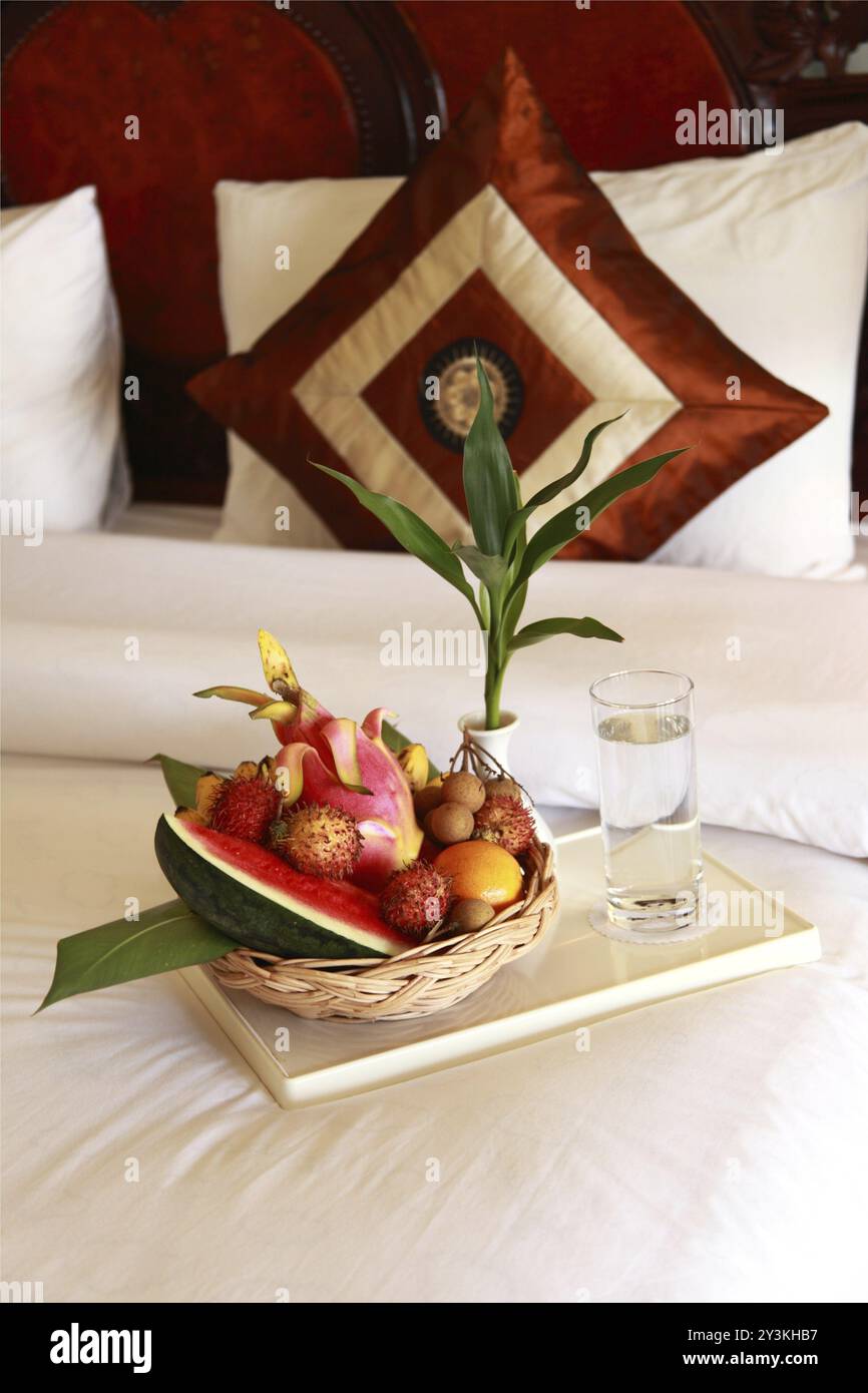 Fruits and bed Stock Photo - Alamy