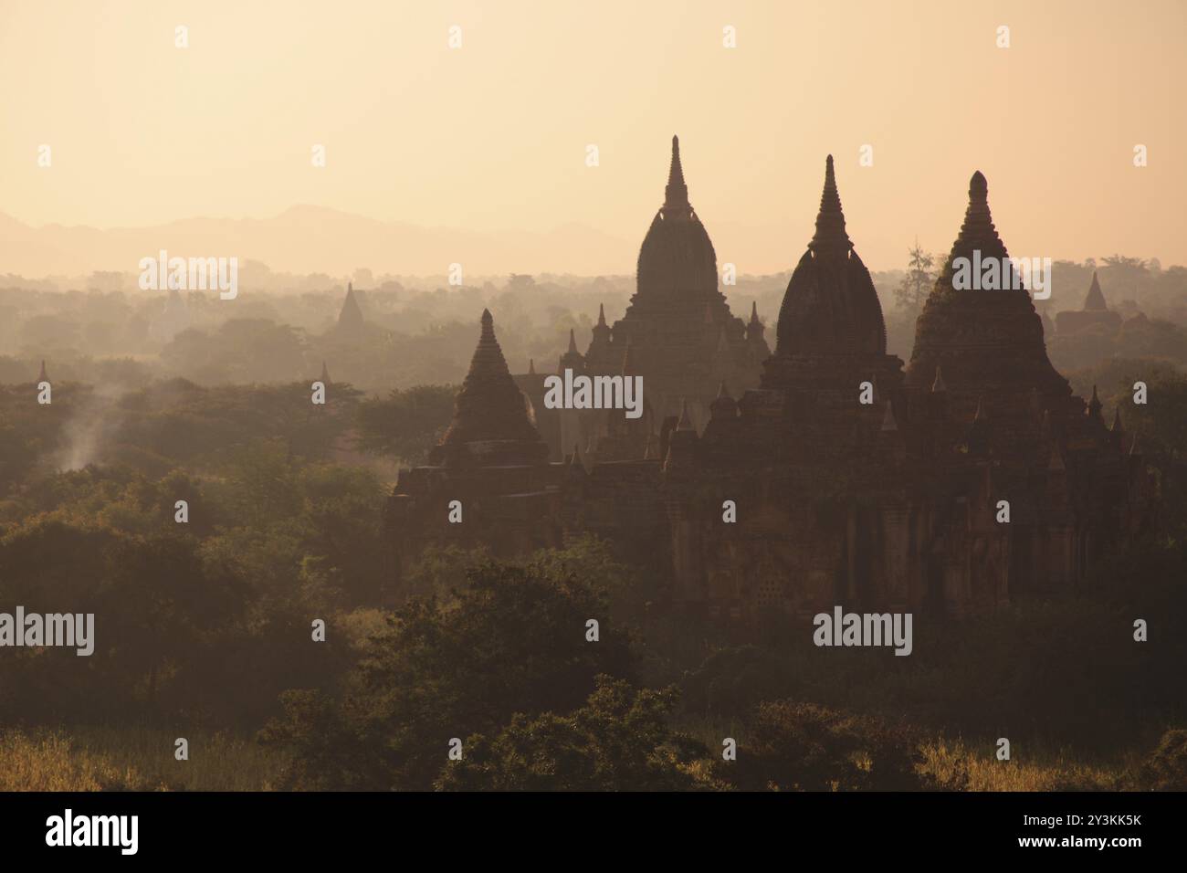 Dawn at Bagan, Myanmar, Asia Stock Photo - Alamy