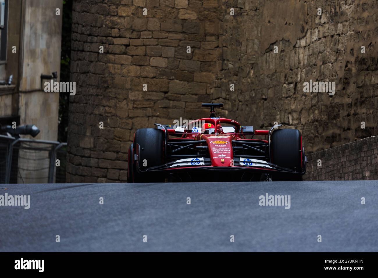 Baku City Circuit, Baku, Azerbaijan. 14.September.2024; Charles Leclerc ...