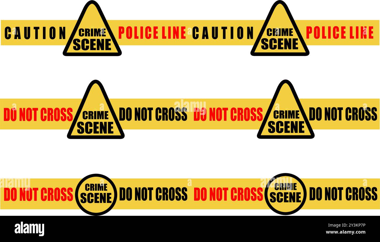 Crime criminal scene murder Stock Vector Images - Alamy
