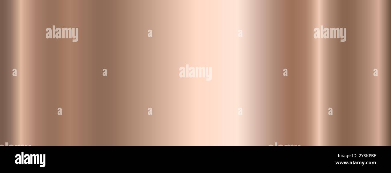 Copper metallic gradients with highlights. A pattern with a shiny ...