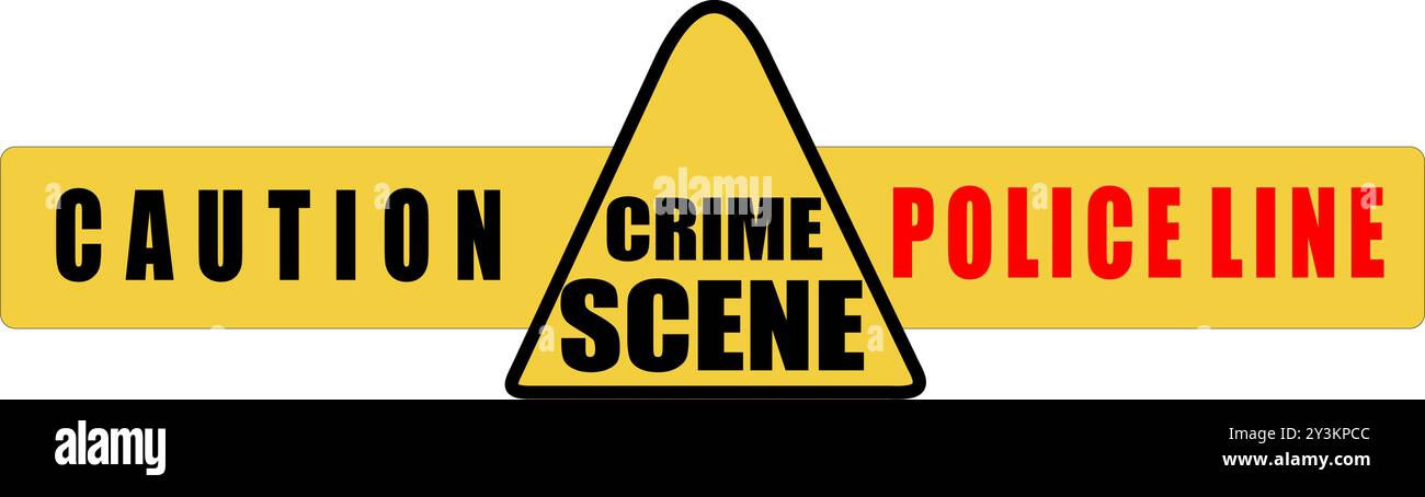 Police Line Crime Scene Don Not Cross caution sign tape 1 Stock Vector ...