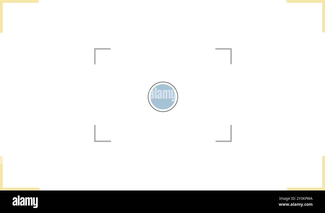 Camera Lens Cross Hair for safe margin Stock Vector Image & Art - Alamy