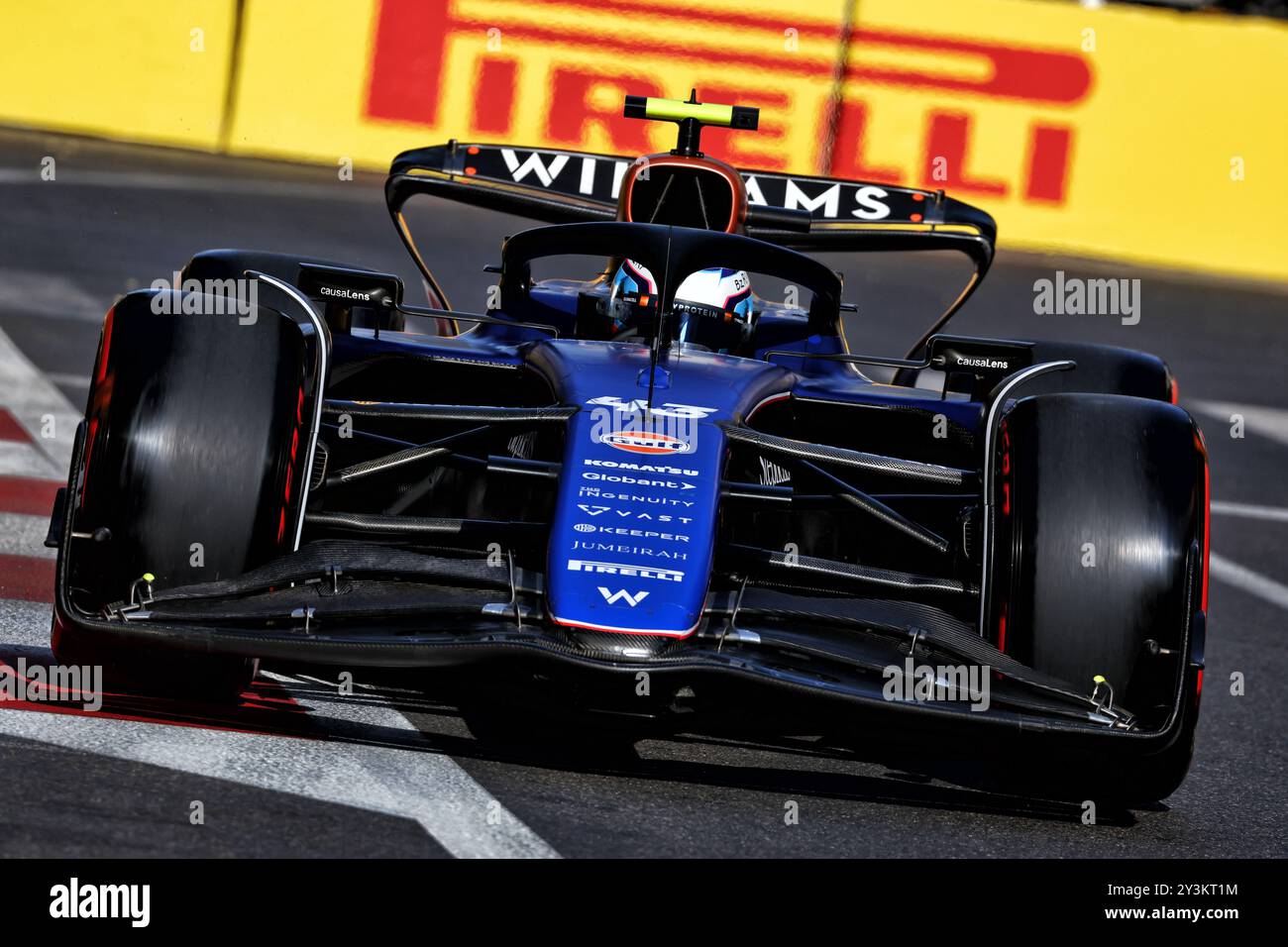 Baku, Azerbaijan. 14th Sep, 2024. Franco Colapinto (ARG) Williams Racing FW46. Formula 1 World ...