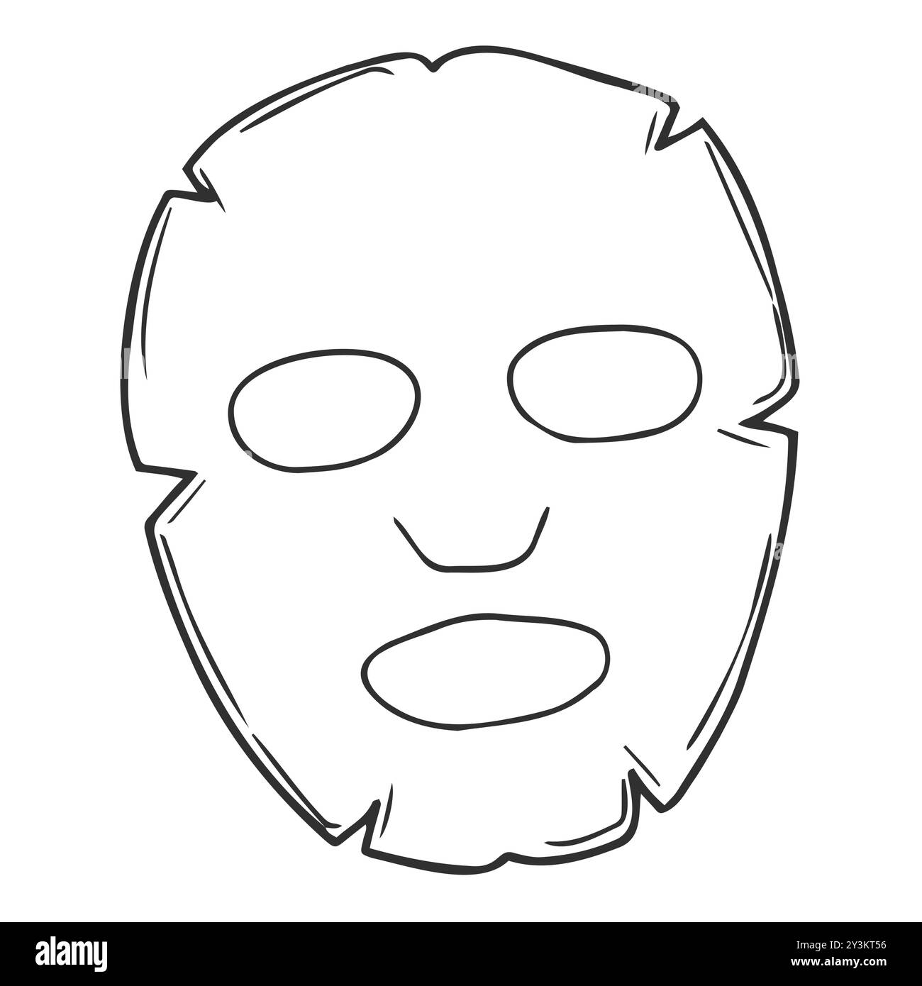 Face treatment icon outline Black and White Stock Photos & Images - Alamy