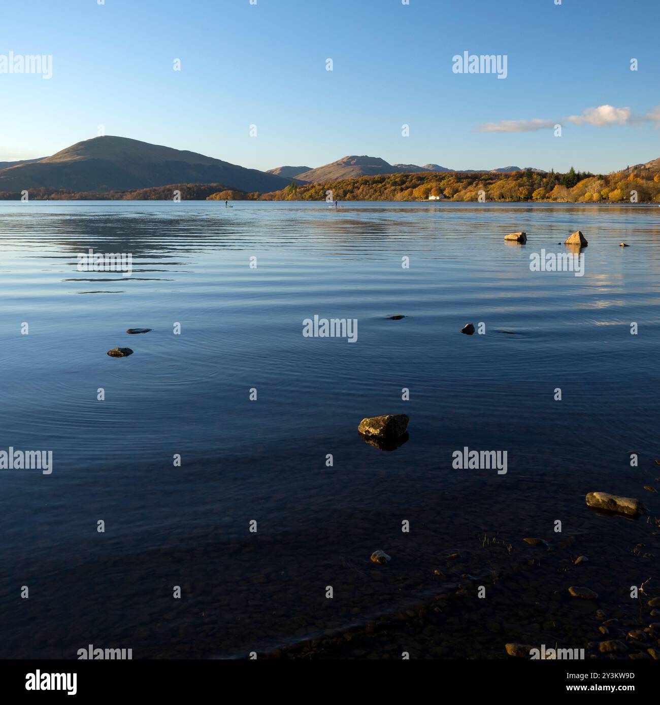 Stunning view at Loch Lomond, National Park, Loch Lomond Scotland Stock ...