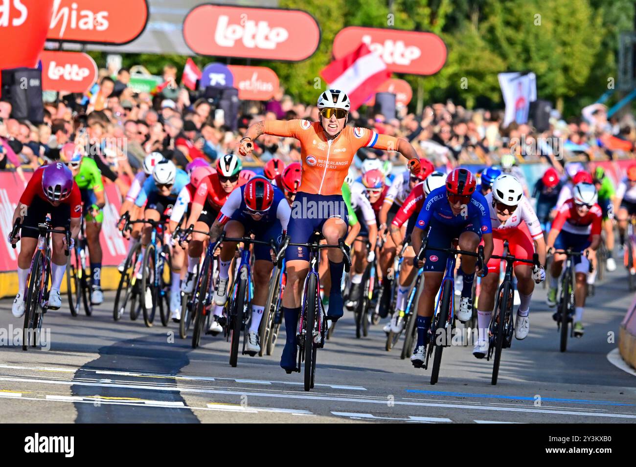 Lorena WIEBES (Niederlande, Netherlands) gewinnt vor Elisa BALSAMO ...