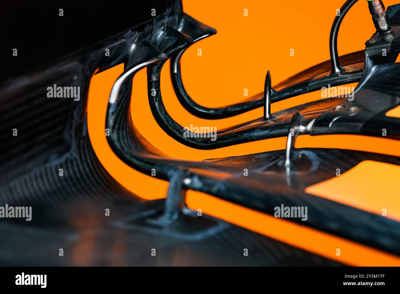 McLaren F1 Team MCL38, mechanical detail of front wing during the ...