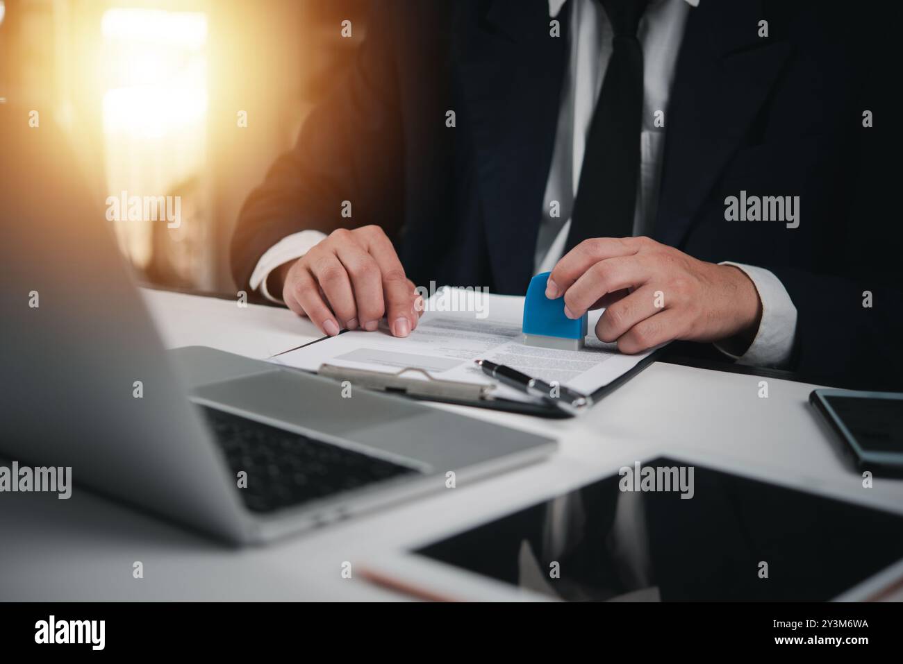 Official document presentation hi-res stock photography and images - Alamy