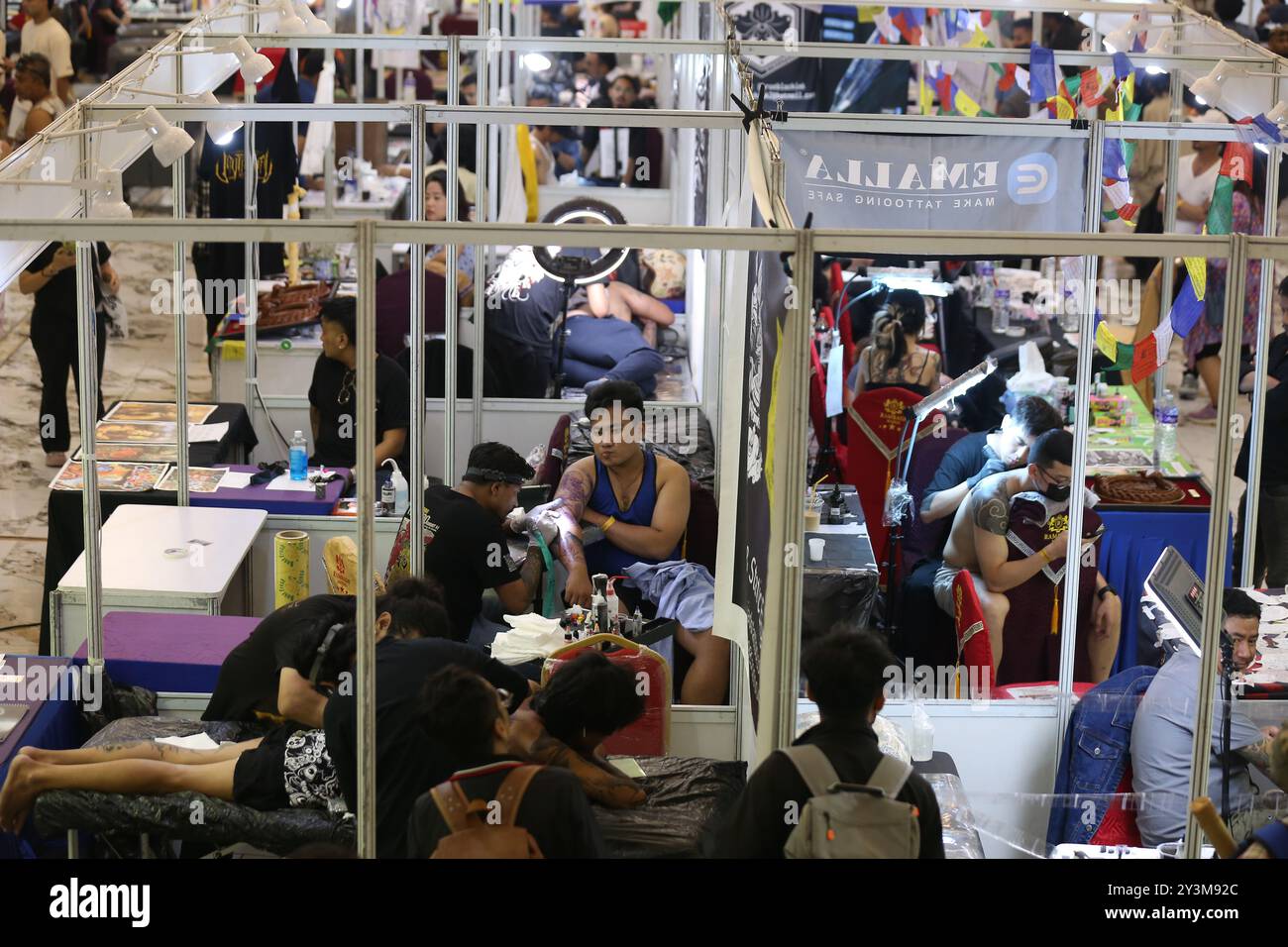 Lalitpur, Nepal. 14th Sep, 2024. General view of the stalls at the ...
