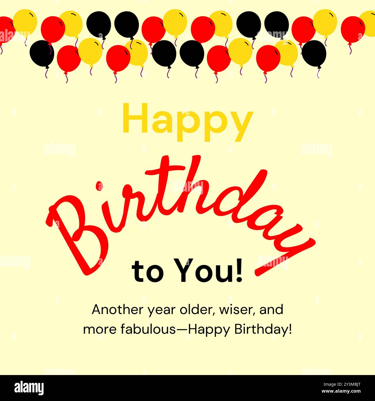 Banner inflatable balloons text Stock Vector Images - Alamy