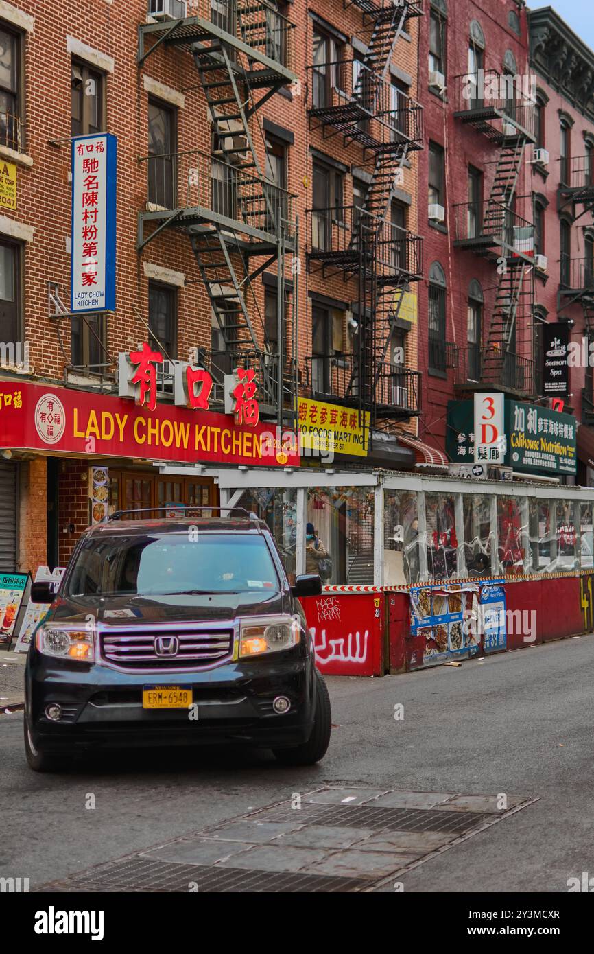 New York, United States -September 14,2024: Urban view of New York's ...