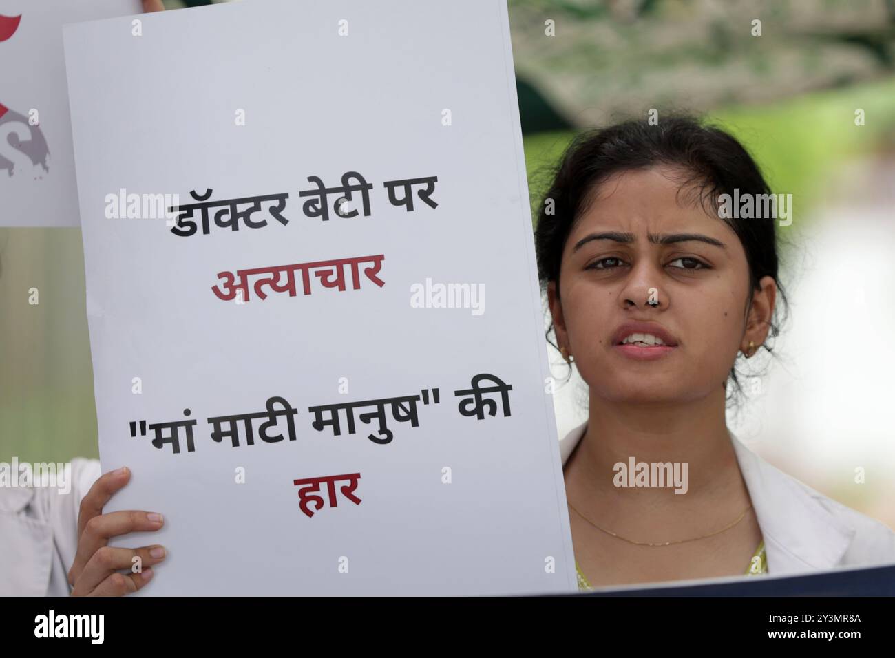 Doctors of stage a protest amid the nationwide strike against the rape ...