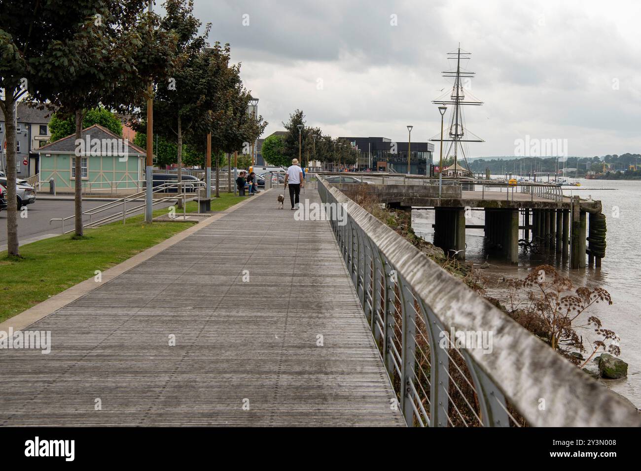 new Ross board walk Stock Photo - Alamy