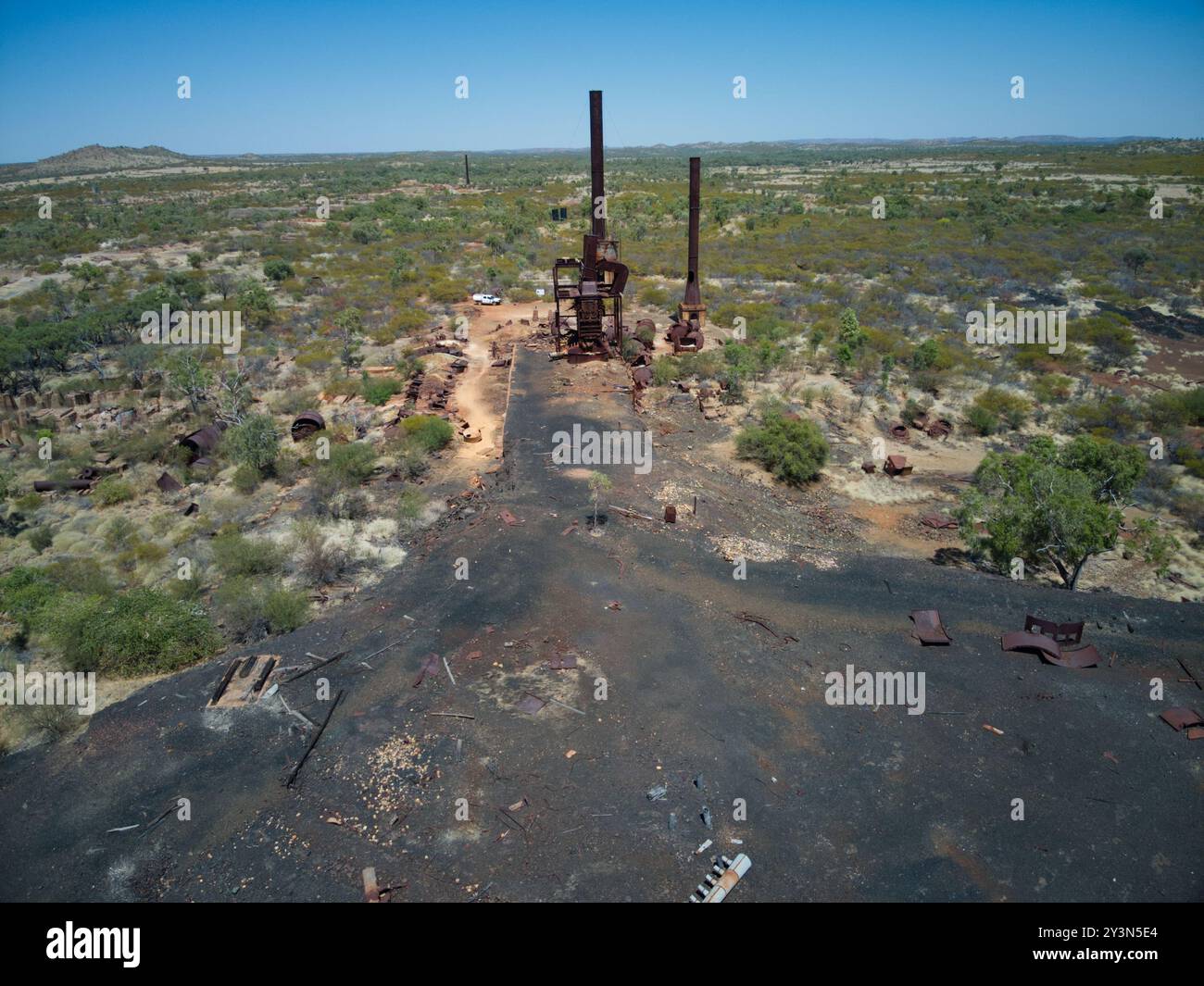Kuridala copper smelter and mine ruins in NW Queensland operated in ...
