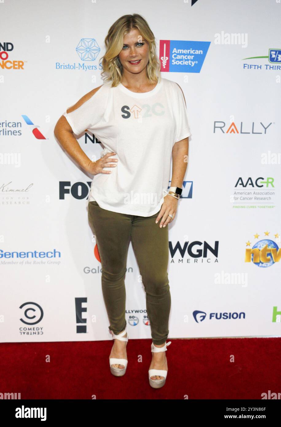 Alison Sweeney at the 5th Biennial Stand Up To Cancer held at the Walt ...