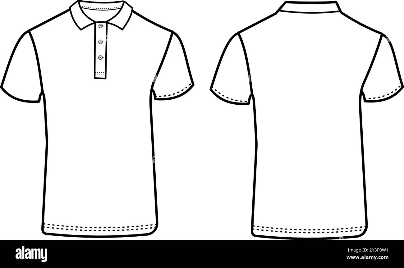 Dress shirt illustration Cut Out Stock Images & Pictures - Alamy
