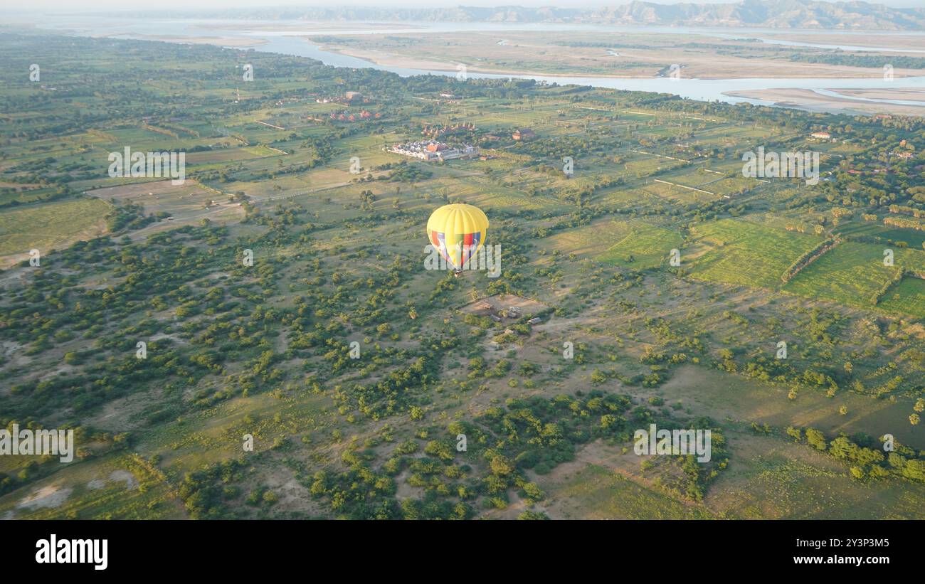 Aerial Majesty: Balloons Over Bagan with Panoramic Views of Ancient ...