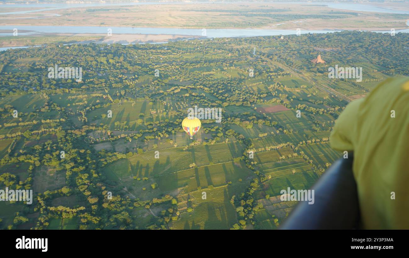 Aerial Majesty: Balloons Over Bagan with Panoramic Views of Ancient ...