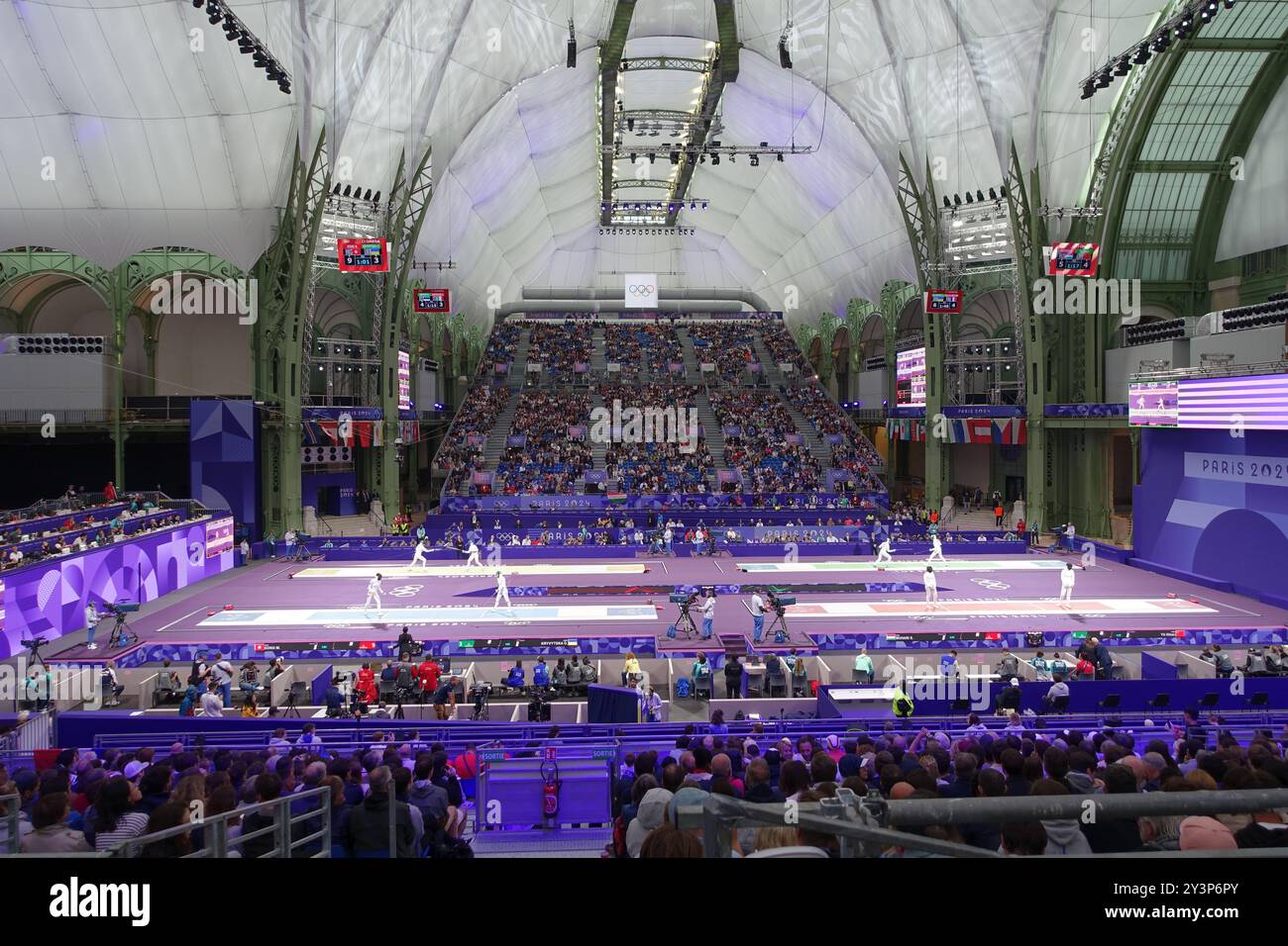 The fencing competition during the Paris Olympic Games in 2024 at the ...