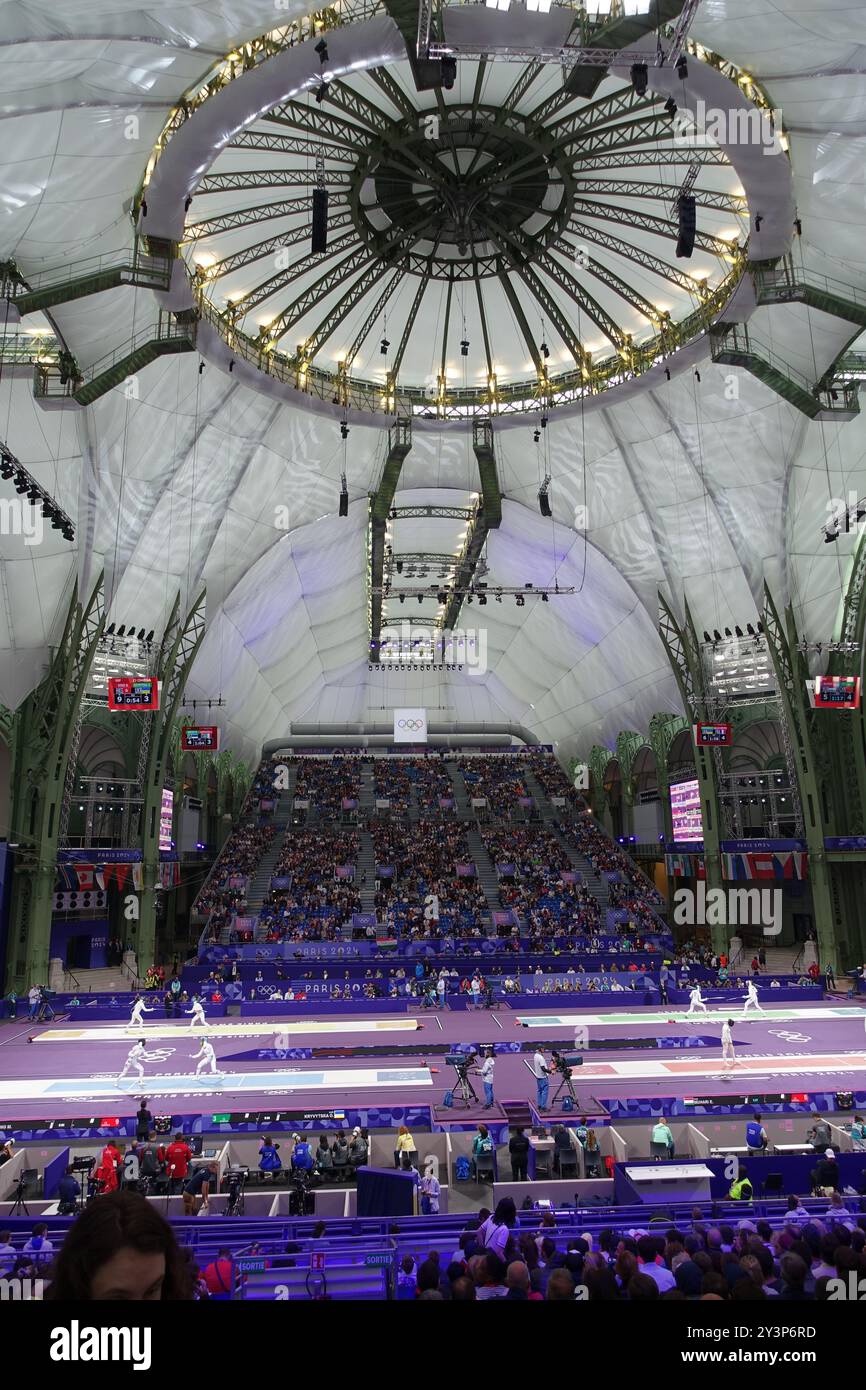 The fencing competition during the Paris Olympic Games in 2024 at the ...